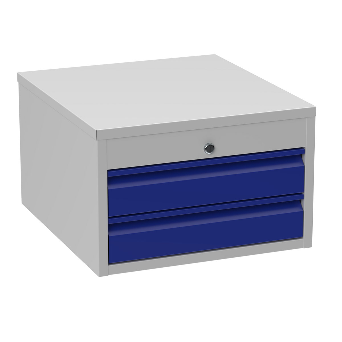 2 Drawer Steel Storage Unit | Heavy Duty Tool Drawer for Workbench — UK ...