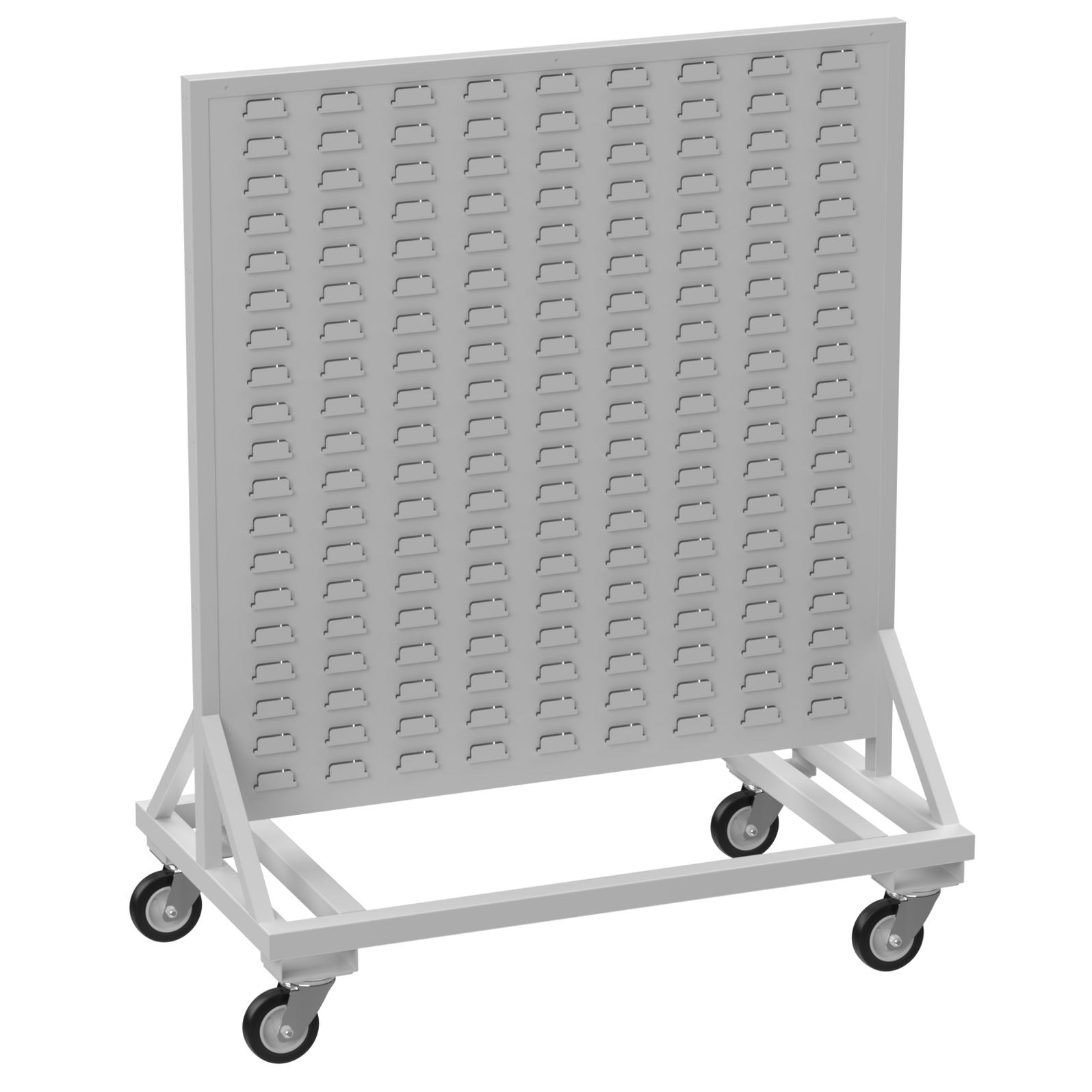 Double-Sided Lourve Panel Trolley | A-Frame — UK Workbenches