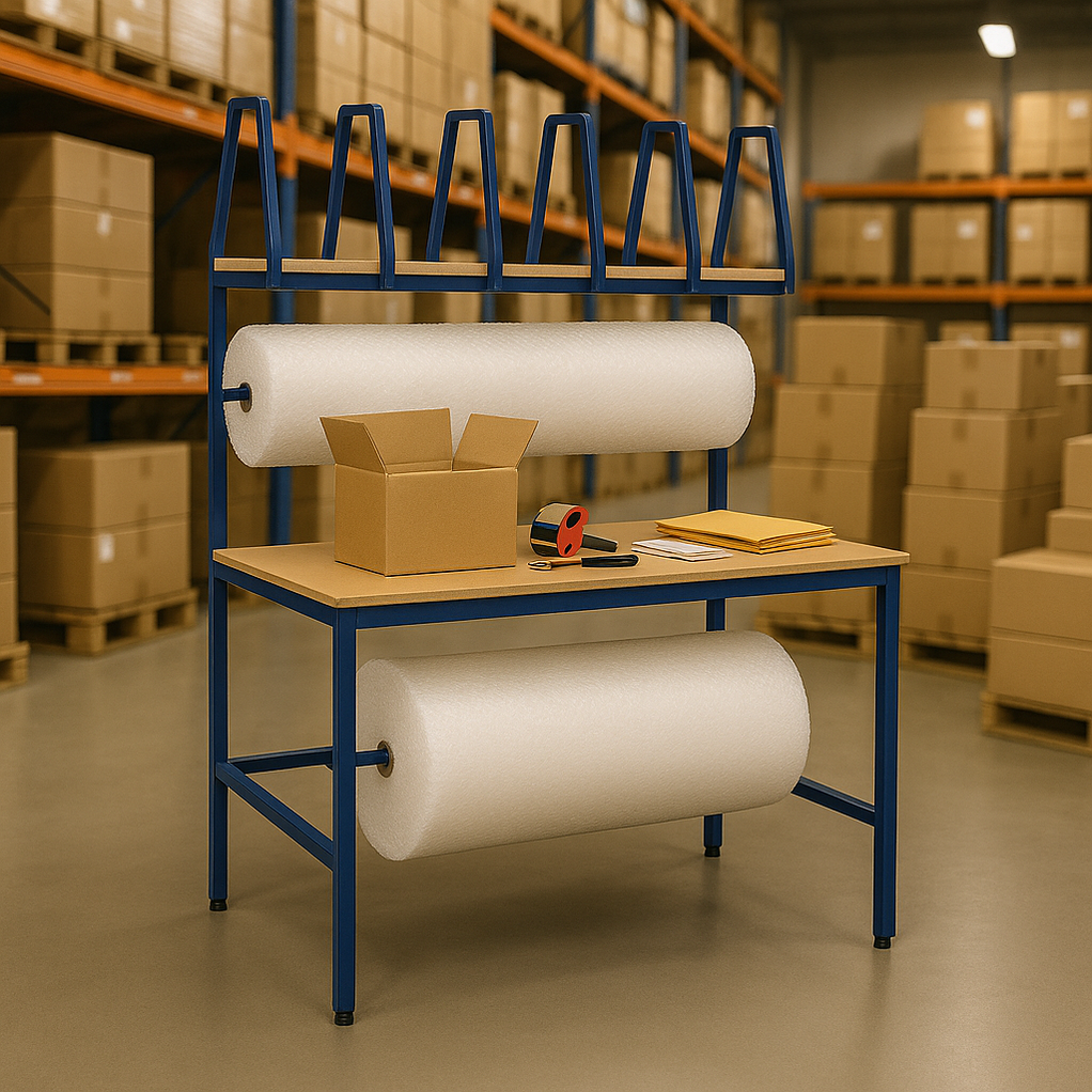 Packing Station | Overhead Storage (MDF) | Sturdy and Durable for ...