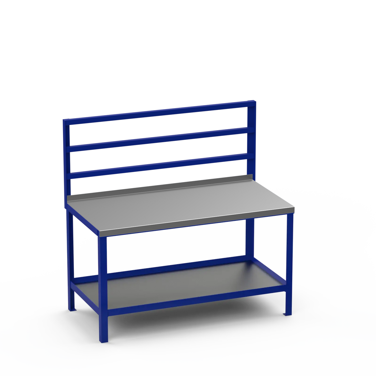 Steel Top Heavy Duty Workbench | Support Bars — UK Workbenches